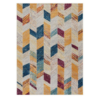 Well Woven Vettore Penny Modern Chevron Geo Multi Area Rug, 7'10'' x 10 ...
