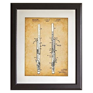 Bassoon Musical Instrument Art, 11x14 Unframed - Contemporary - Prints ...