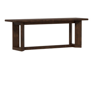 Jerro Rich Brown Dining Bench - Transitional - Dining Benches - by ...