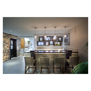 Contemporary Interior - Contemporary - Home Bar - Gold Coast - Tweed ...