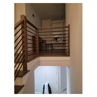 Horizontal Stair Railing - Traditional - Atlanta - by TK Wood Flooring | Houzz