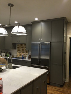 How thin can I go with rails and stiles for shaker doors in kitchen?