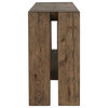 Troy Oak Console Table, Antique Brown - Rustic - Console Tables - by ...