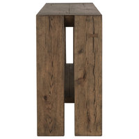 Troy Oak Console Table, Antique Brown - Rustic - Console Tables - by ...