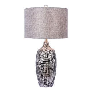 29" Resin Table Lamp, Dark Silver - Transitional - Table Lamps - by ...