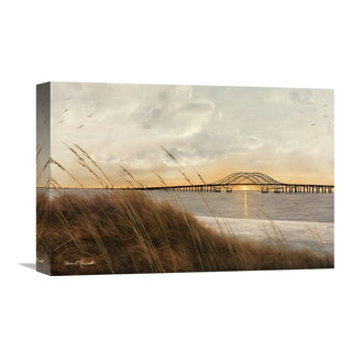 "View of Captree Bridge" Artwork, 18" x 12", 18" x 12" - Contemporary ...
