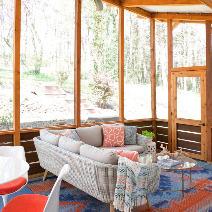 75 Mid-Century Modern Porch Ideas You'll Love - May, 2026 | Houzz