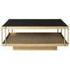 Finch Coffee Table, With Shelf - Contemporary - Coffee Tables - by ...