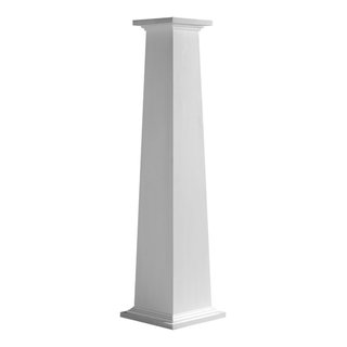 Endura-Craft Craftsman Classic, Square Tapered, Smooth Column, 12"-8 ...