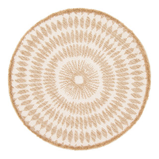 Manon Area Rug, 8'x8' - Beach Style - Area Rugs - by ECARPETGALLERY | Houzz