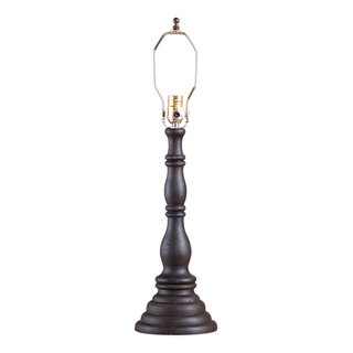 Davenport Lamp Base in Black, One Size - Traditional - Lamp Bases - by ...