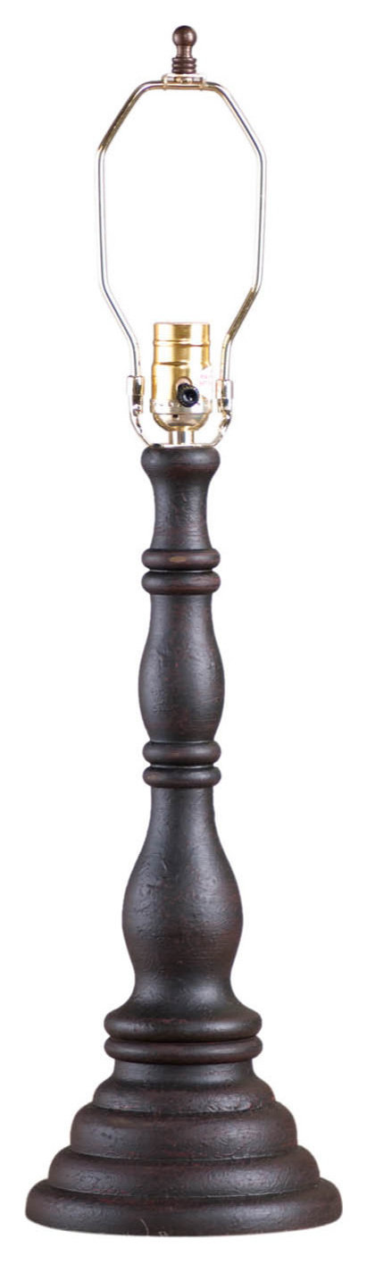 Davenport Lamp Base in Black, One Size - Traditional - Lamp Bases - by ...