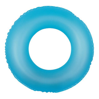 30" Classic Round Blue Inflatable Swimming Pool Inner Tube Ring Float ...