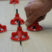 Tile Leveling System, Spin Doctor Tile Leveling Kit: 100 Caps, 250 Base ...