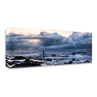 "Surf Fishing" by Daniel Burt, Print on Canvas, 42"x14", 42 x 14 ...