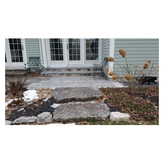 Faux Flagstone Paver Steps - Farmhouse - New York - by A Best Home ...