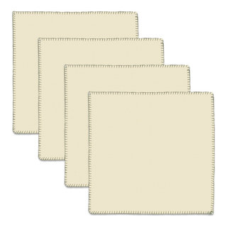 Sawyer Hill 21"x21" Napkins (Set of 4), Natural - Traditional - Napkins ...