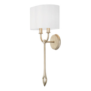 Capital Lighting Claire 2-Light Sconce, Brushed Champagne ...