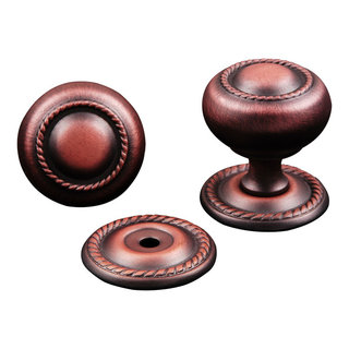 RK International, Rope Knob with Detachable Back Plate, 1 1/4 ...