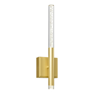 Integrated LED Satin Gold Wall Light - Modern - Wall Sconces - by CWI ...
