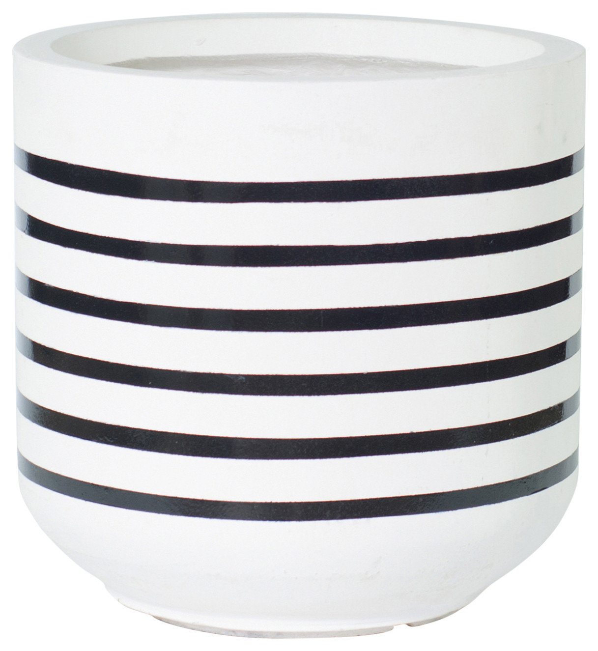 Extra Large Fiber Clay Cylinder Planter Pot Hand Painted 13 ...