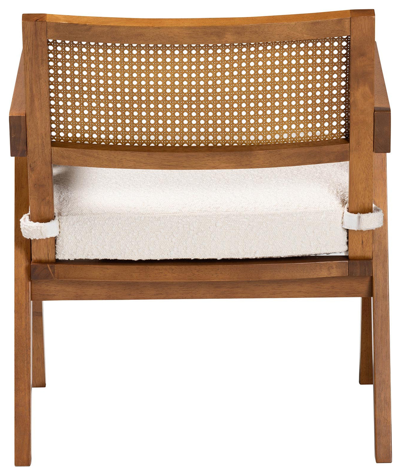 Gloria Cream Boucle Fabric Armchair - Tropical - Armchairs And Accent ...