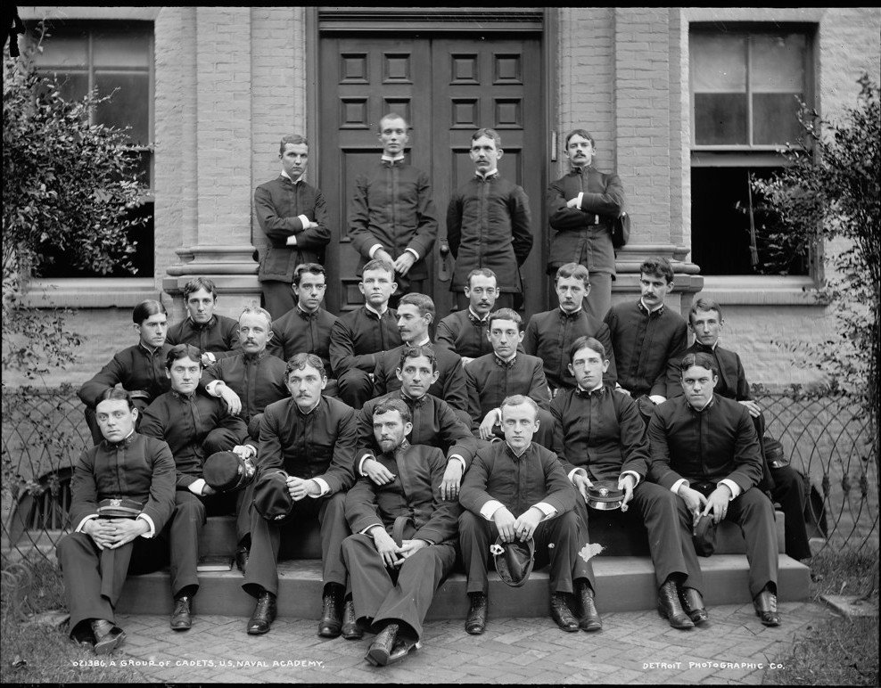 Group of Cadets, U.S. Naval Academy Print, 20" x 30" - Contemporary ...