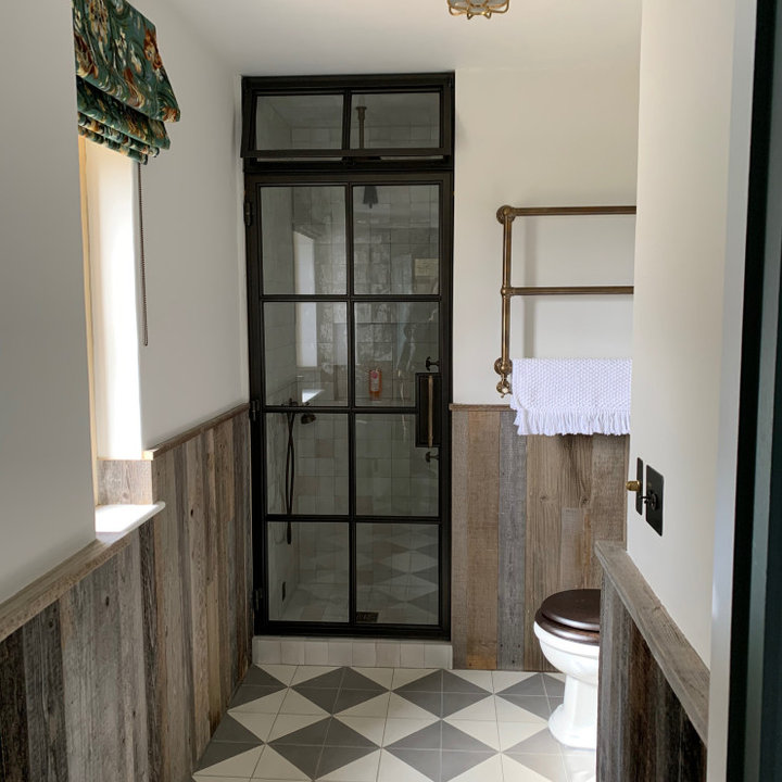 75 Beautiful Bathroom with a Dado Rail Ideas and Designs - April 2026 ...