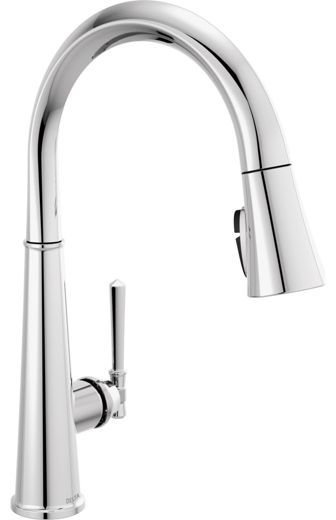 Delta 9182-PR-DST Emmeline Single Handle Pull Down Kitchen Faucet ...