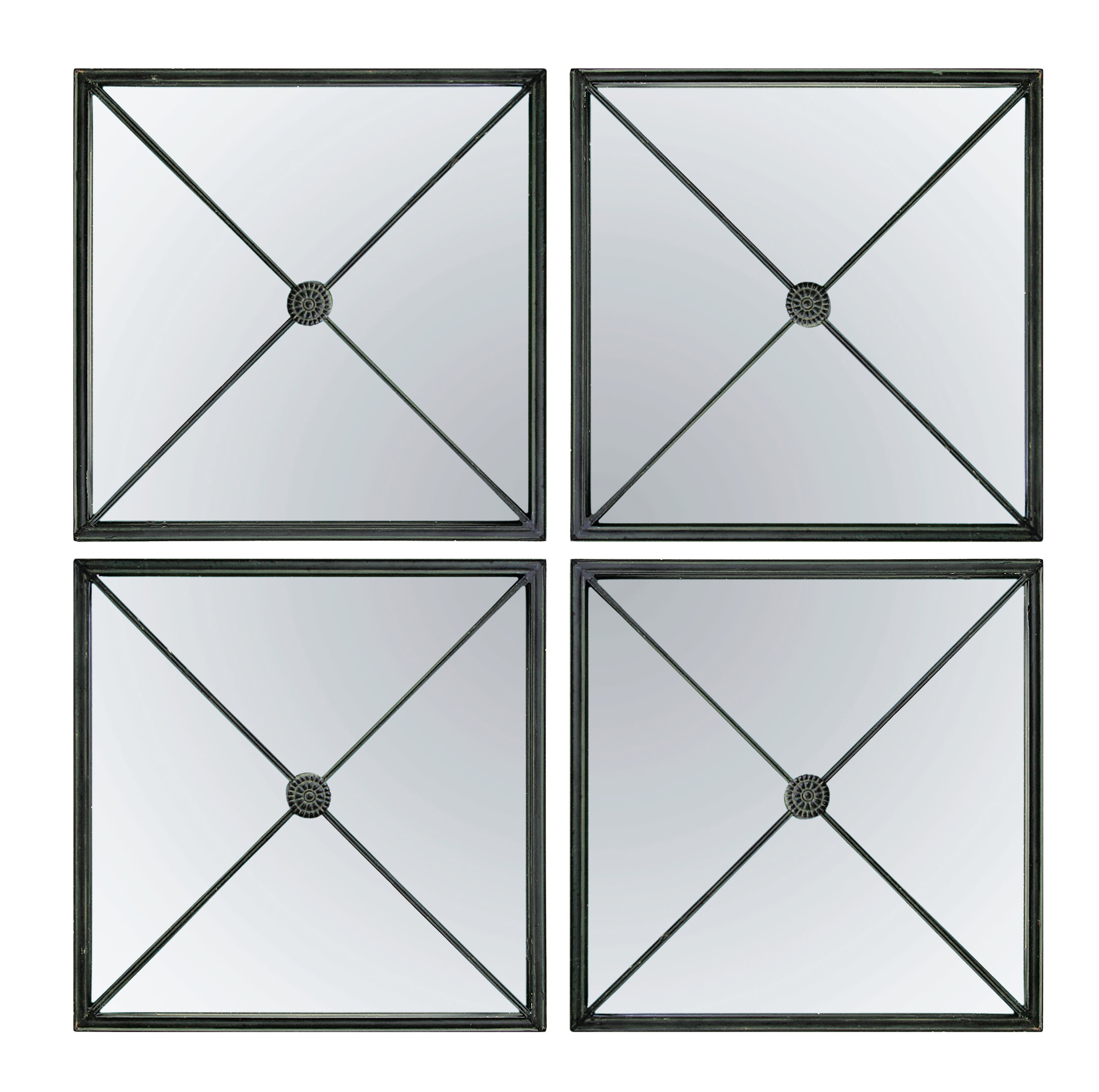 Kelly Wall Mirror, 4-Piece Set - Transitional - Wall Mirrors - by ...