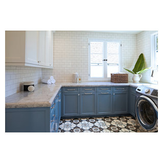 Prospect Park Spanish Colonial, Pasadena - Mediterranean - Laundry Room ...