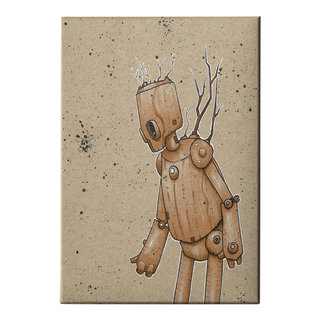 Epic Graffiti "Ink Bot Tree" Giclee Canvas Wall Art, 12"x18 ...