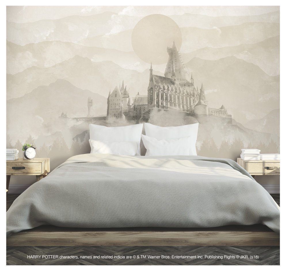 Harry Potter Hogwarts Castle Peel and Stick Mural - Traditional - Wall ...