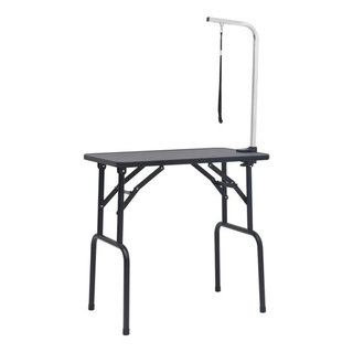 vidaXL Dog Grooming Table Adjustable Arm Foldable Dog Bath Table with 1 ...