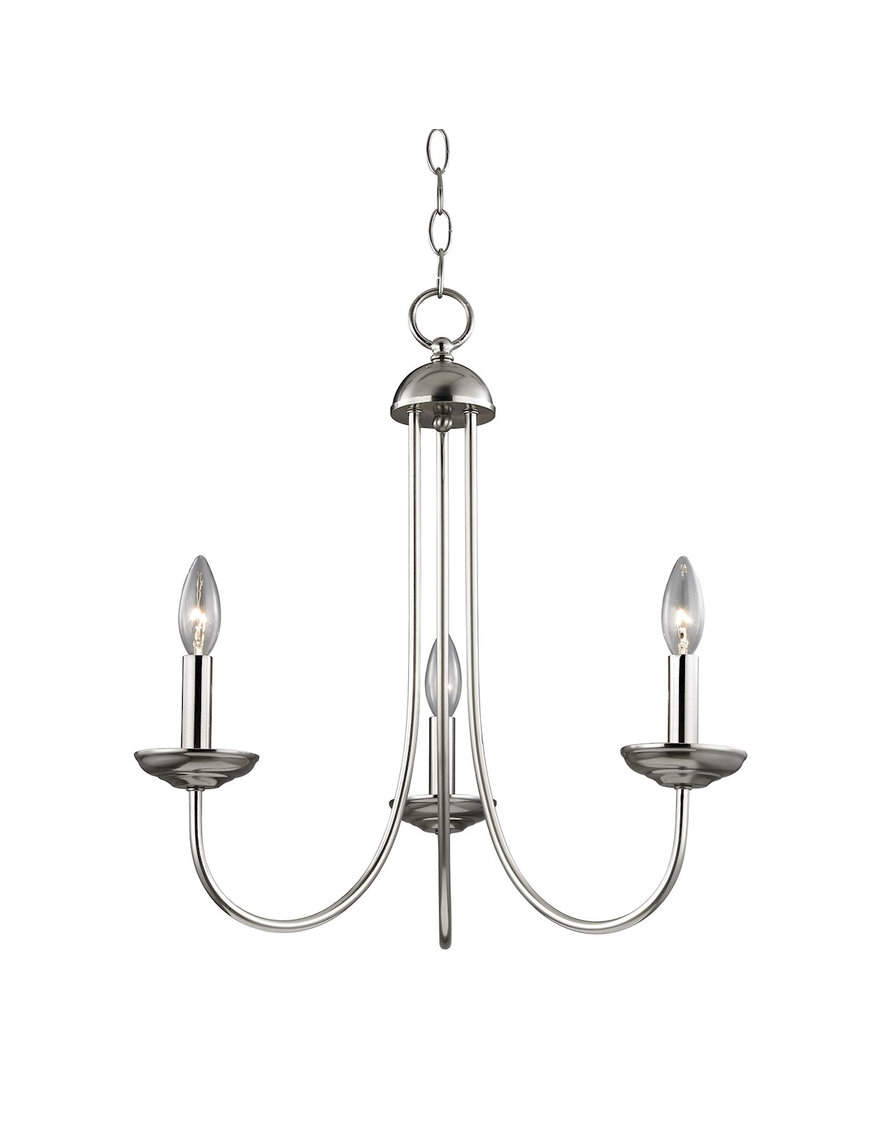 Thomas Lighting Williamsport 3-Light Chandelier 1533CH/20, Brushed ...
