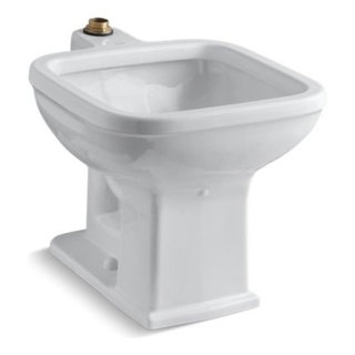Kohler Tyrrell 21" X 27-1/8" Floor-Mounted Siphon-Jet Flushing Rim Sink ...