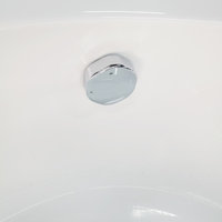 6 Foot Round Free Standing Acrylic Air Bubble Bathtub - Contemporary ...
