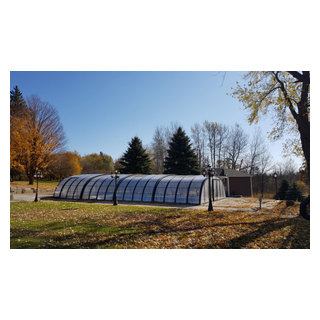 Albixon 30x50 retractable swimming pool enclosure, Caledon, ON, Canada ...