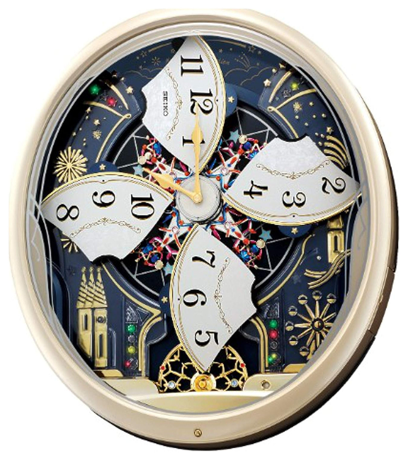 Kaliedoscope Musical Wall Clock by Seiko - Contemporary - Wall Clocks ...