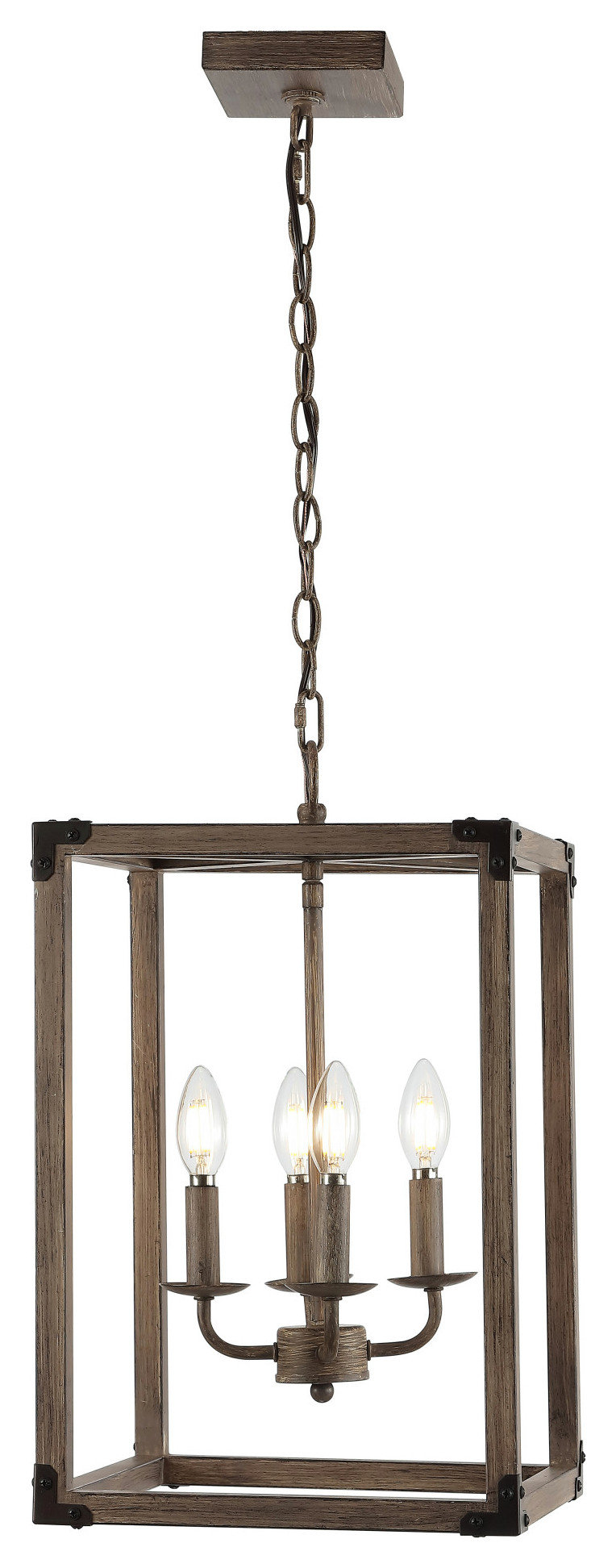 JONATHAN Y Lighting JYL7475 Magnolia 4 Light 12"W LED Pendant ...