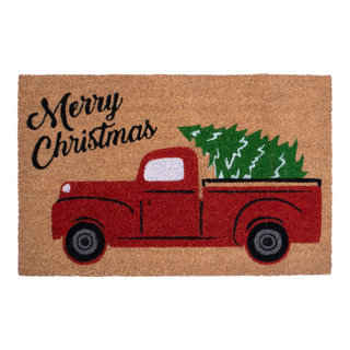 Welcome Durable Front Coir Door Mat Rug 18x28 - Contemporary - Doormats ...