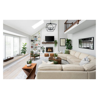 Ada Lane - Transitional - Family Room - Chicago - by Esslinger Design ...