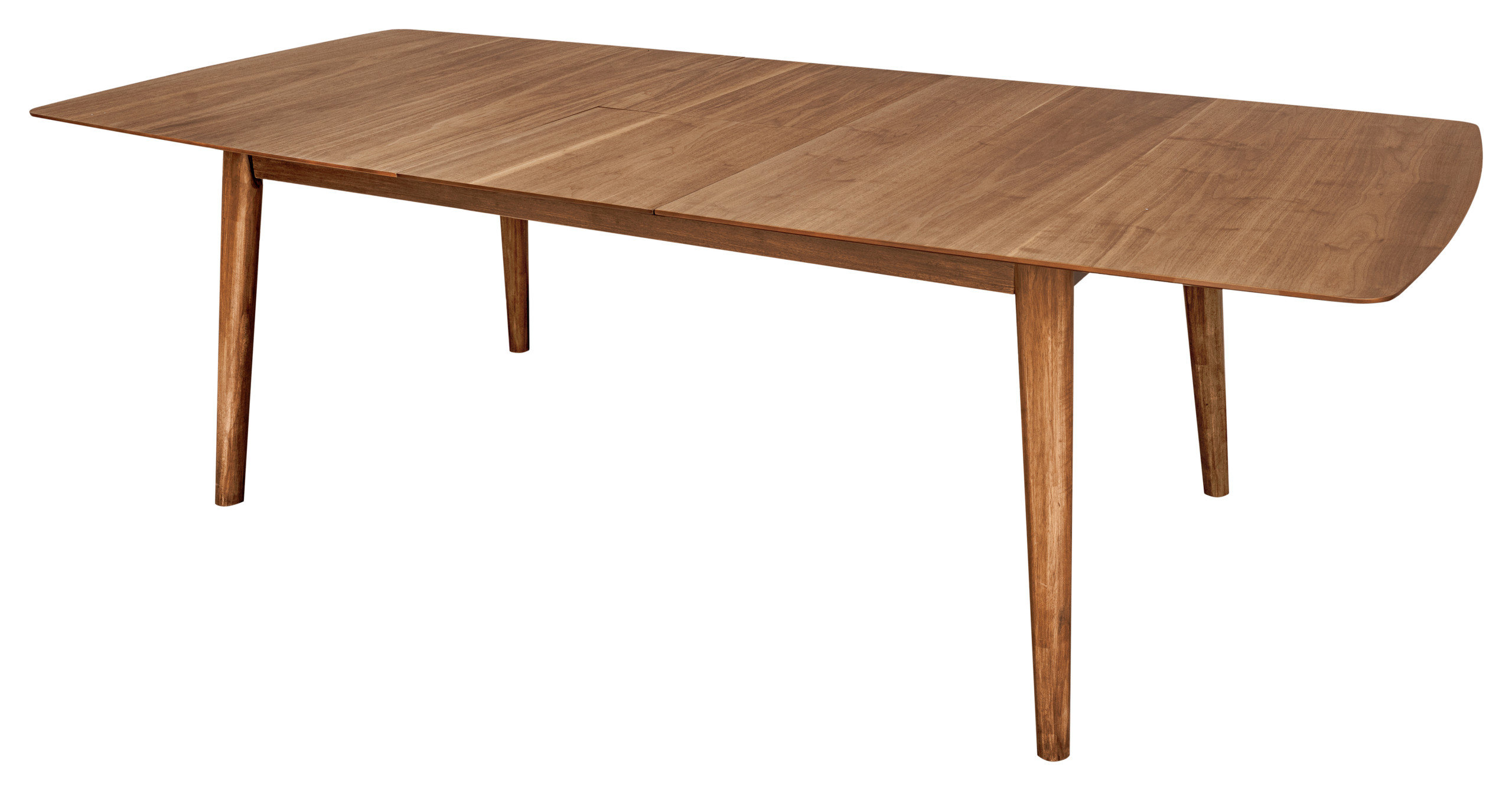 Walnut Extendable Dining Table 75/92x37 - Midcentury - Dining Tables ...