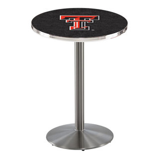 Holland L214 Texas Tech University 42x28" Pub Table - Stainless ...