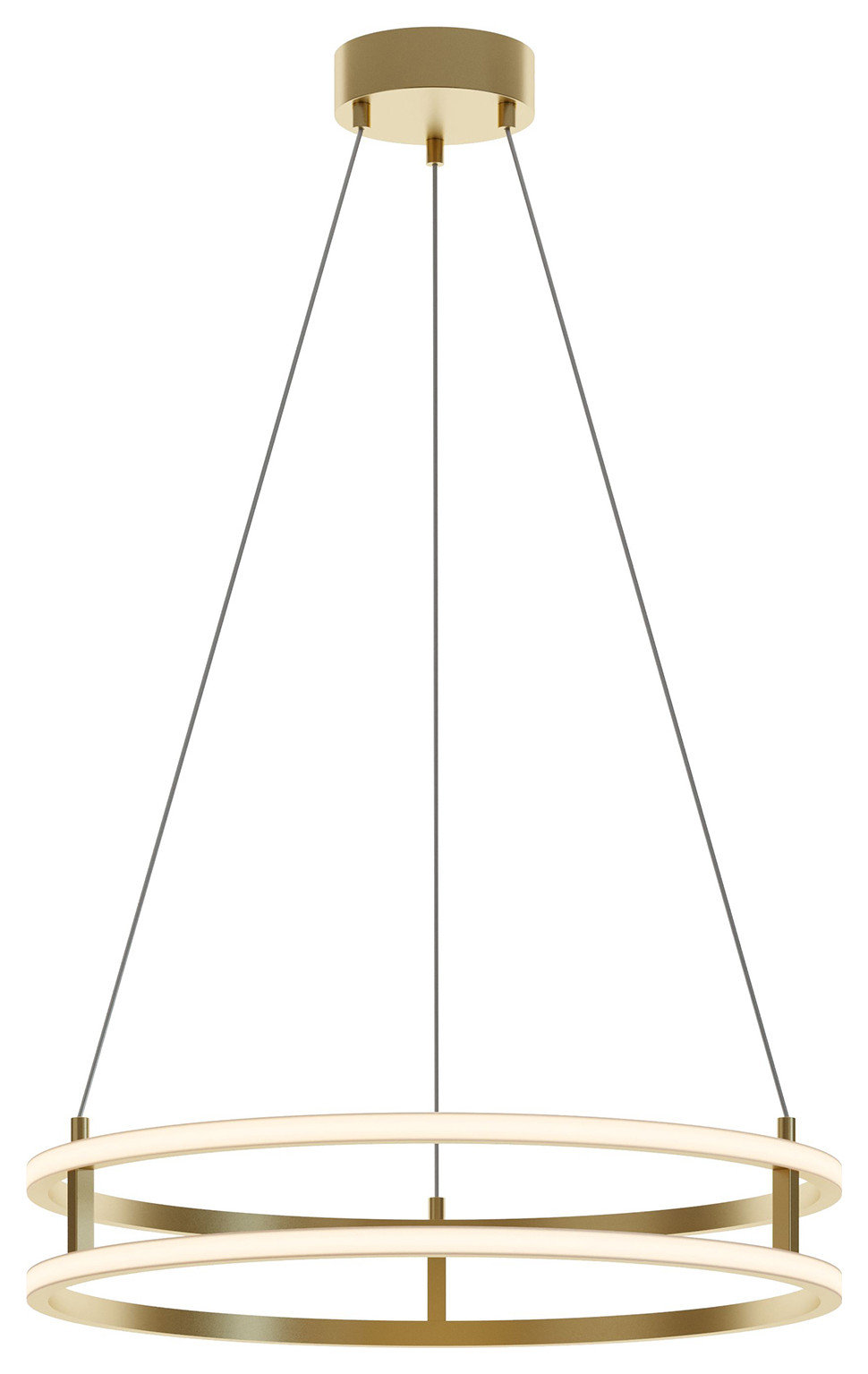 Gemini LED Pendant, 24" - Modern - Pendant Lighting - by AFX, Inc. | Houzz