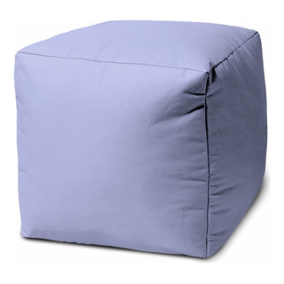 17 Cool Pastel Purple Solid Color Indoor Outdoor Pouf Ottoman ...