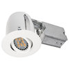 4" Brushed Chrome Recessed LED Lighting Kits With GU10 Bulb Included, 4 ...