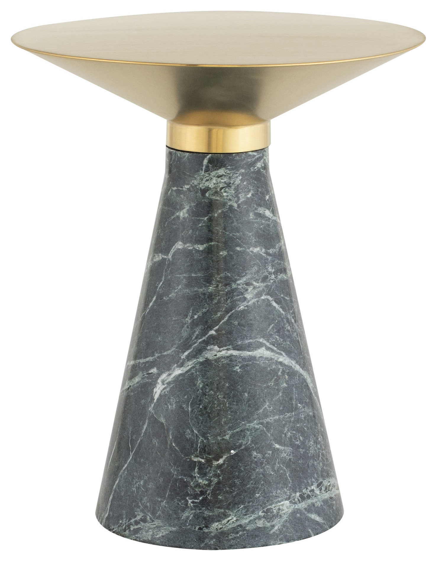 Iris Gold Metal Side Table, HGNA559 - Contemporary - Side Tables And ...