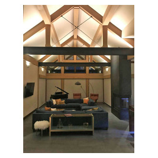 LED Lit Ceiling Beams - Modern - Living Room - Boise - by Virtual ...