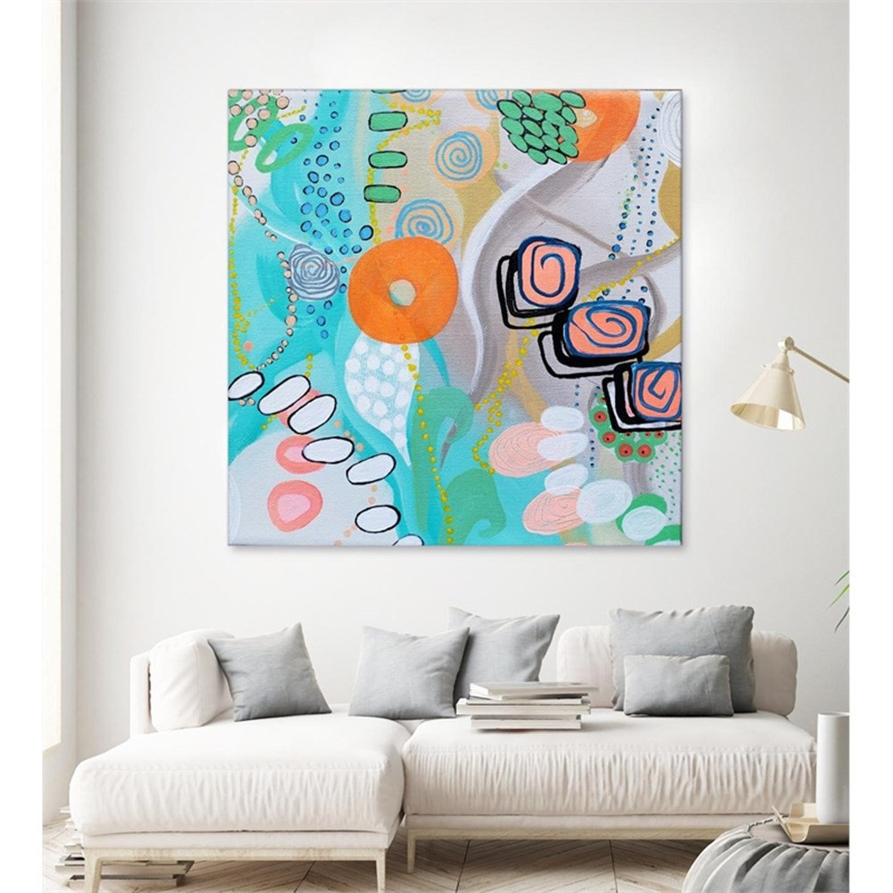 Giant Art 72x72 Abstract distraction 20 Fine Art Giant Canvas Print in ...